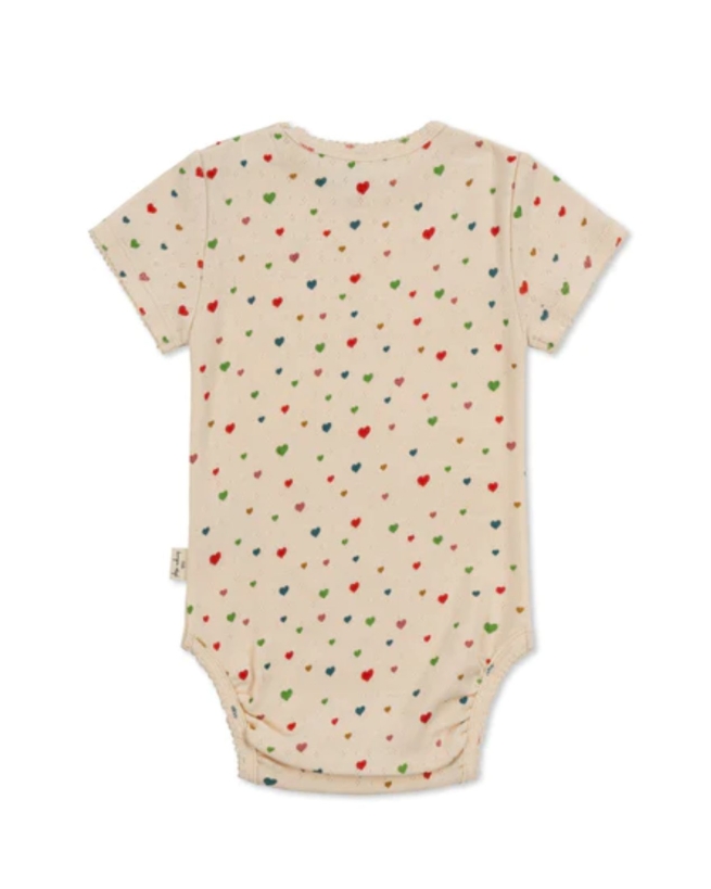 Minnie bodystocking med multifarvede hjerter | Konges Sløjd ...